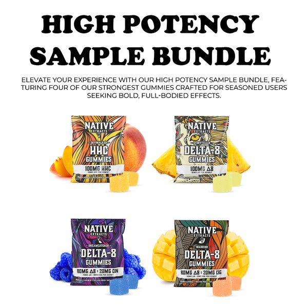 High Potency Sample Bundle – Native Extracts Collection – Erth Wellness